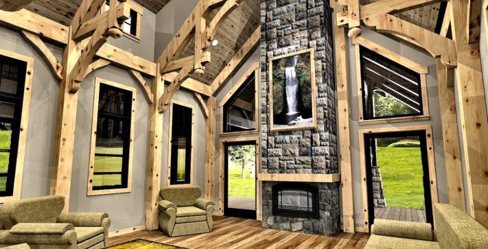 Rich’s New Timber Frame Home: Construction Update - 1867 Confederation ...